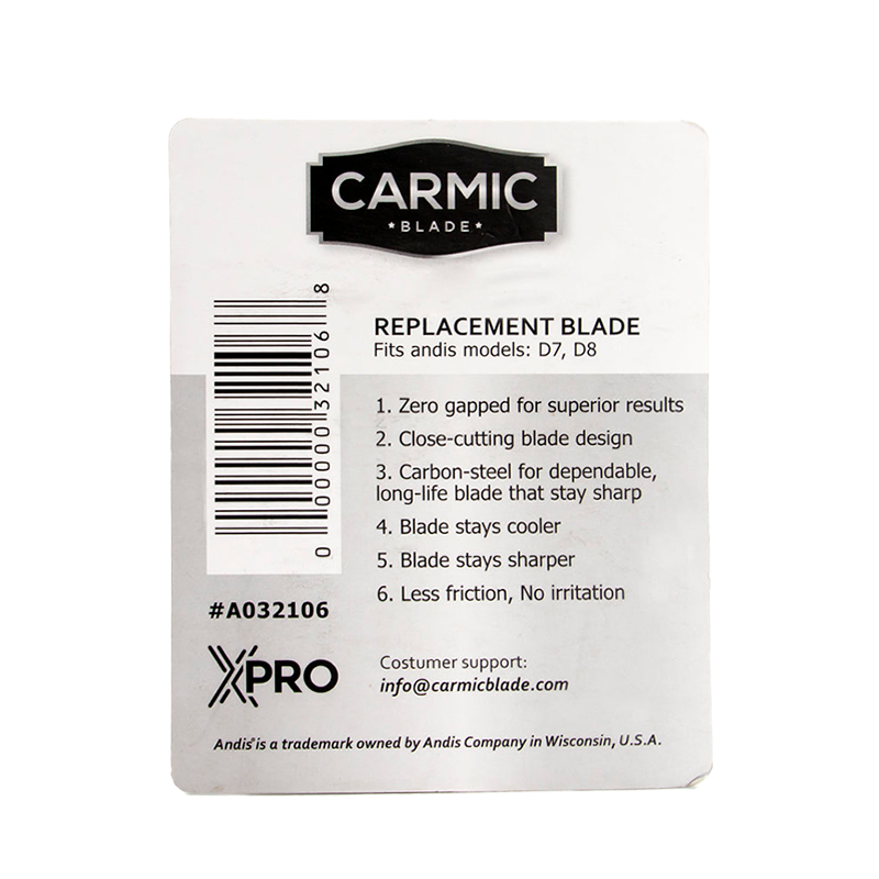 Carmic Standard D8 Blade – Xcluciv Barber Supplier